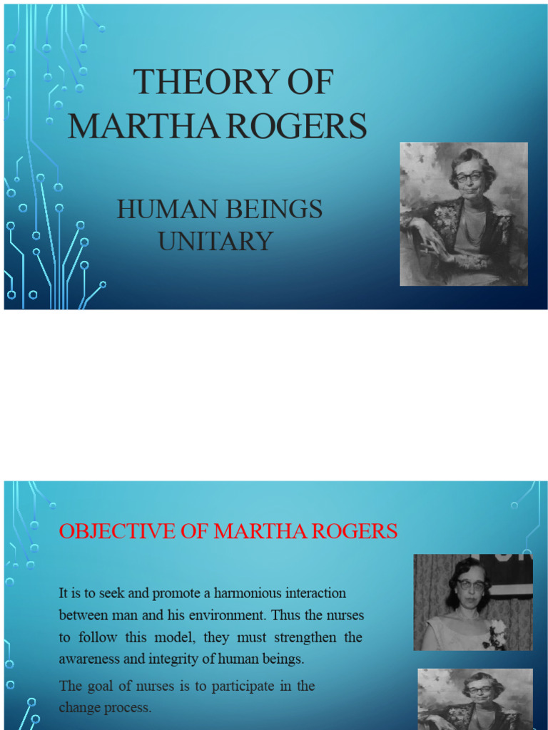 Theory of Martha Rogers 1 | PDF