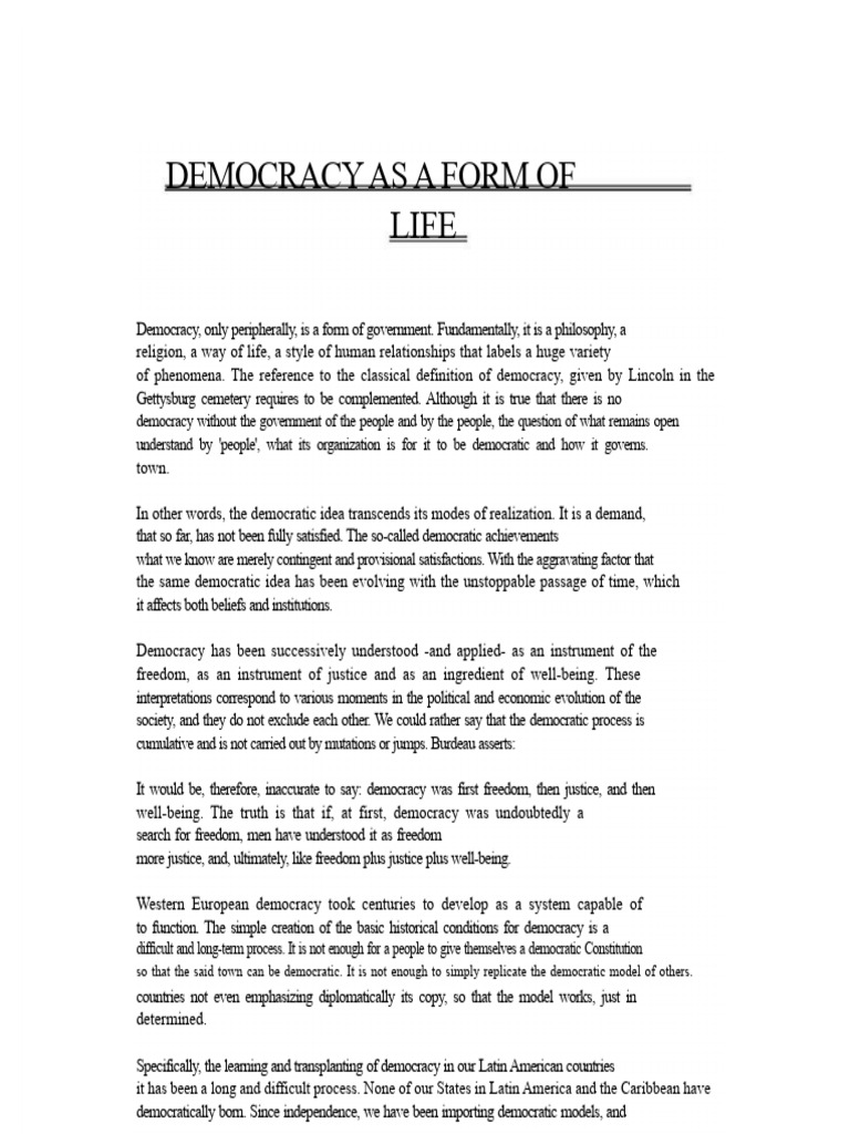 docdownloader.com_the-democracy-as-a-way-of-life | PDF | Democracy ...