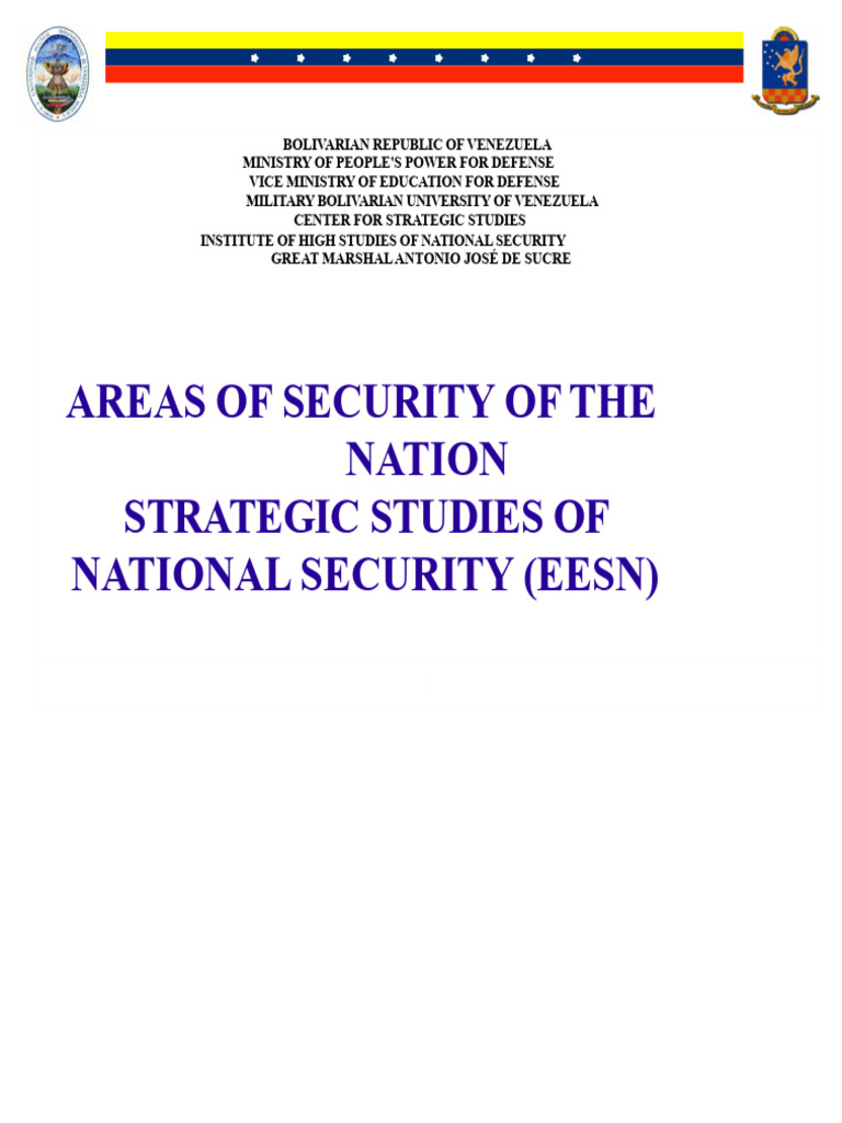 Venezuela's National Security Framework | PDF | Methodology | Economics