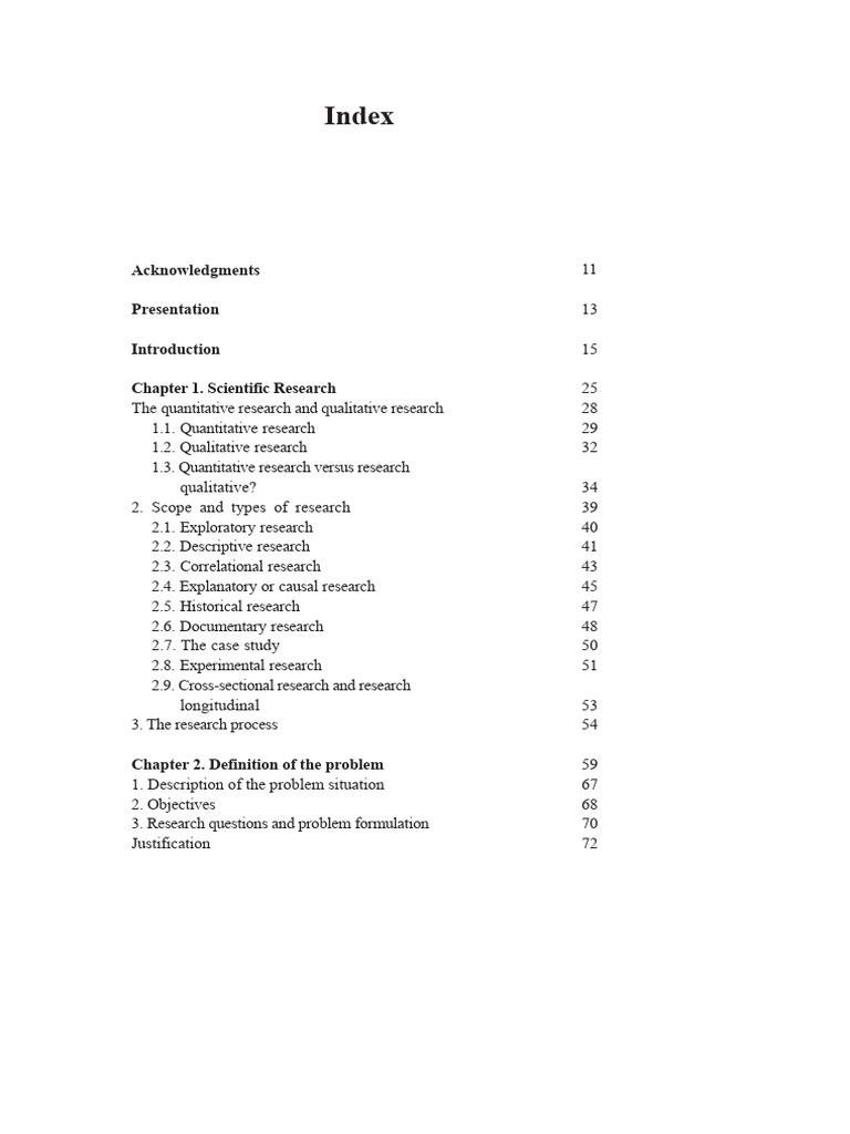 Thesis Index | PDF | Quantitative Research | Hypothesis