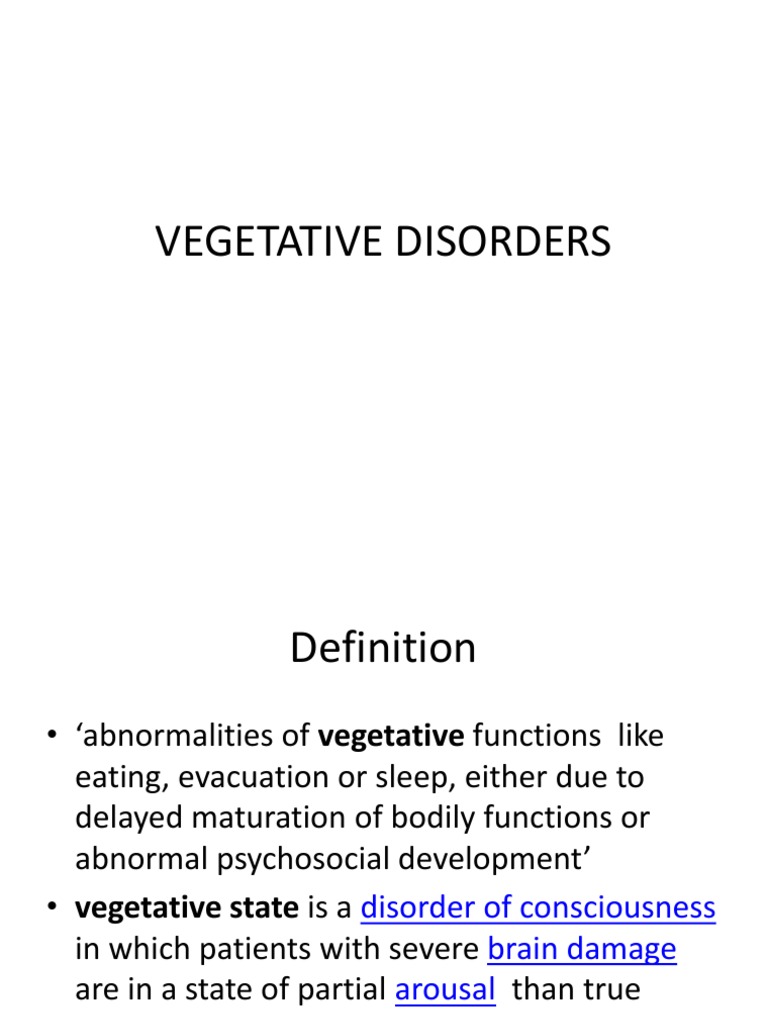 Understanding Vegetative Disorders: An In-Depth Look at Rumination ...