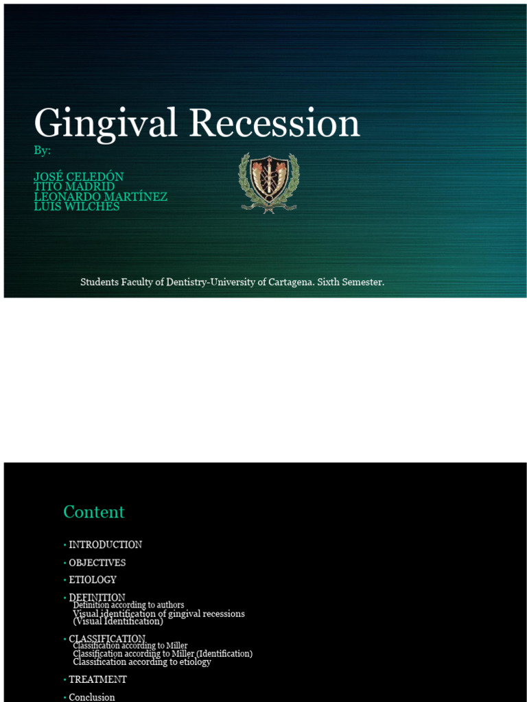 Understanding Gingival Recession: Causes & Treatments | PDF ...