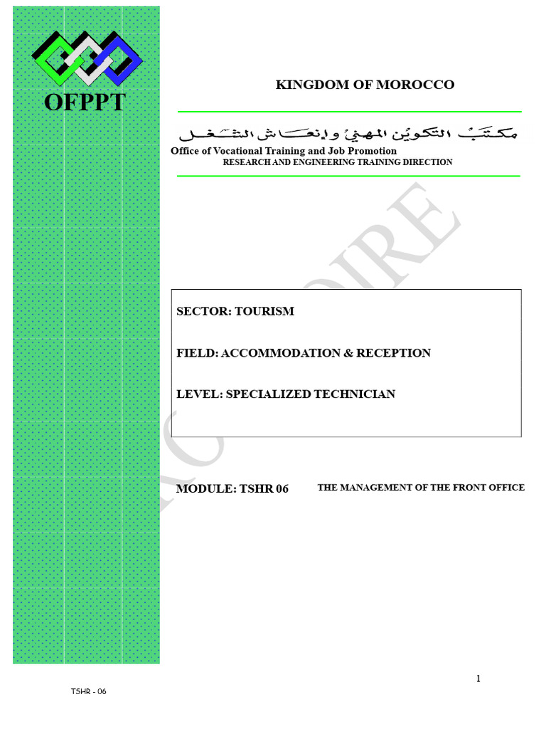 Front Office Management Training Guide | PDF