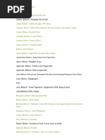 Alphabetical List of Biblical Names | PDF | Hebrew Bible People