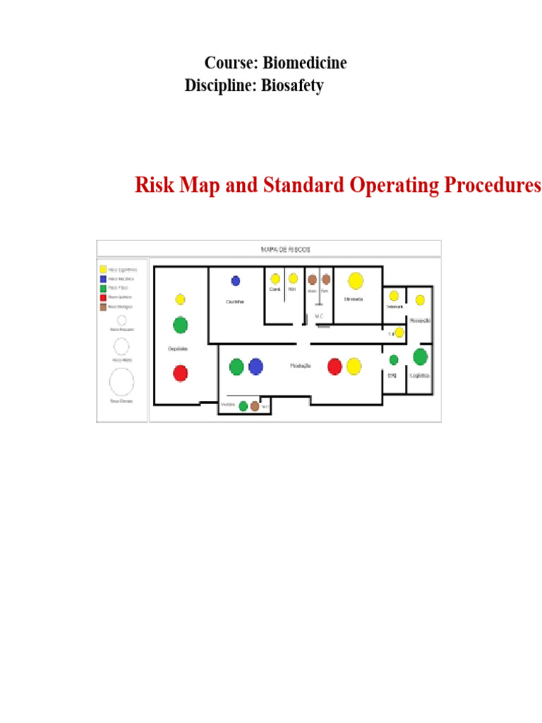Class 06 - Risk Map and Standard Operating Procedures (Biosafety) | PDF ...