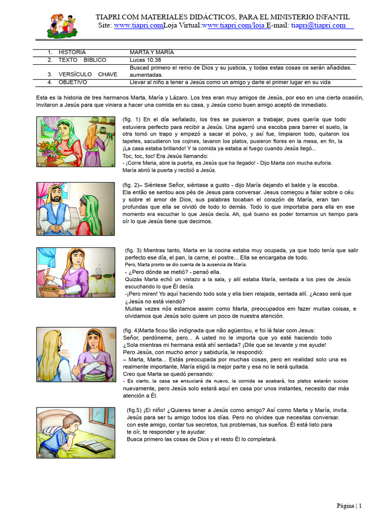 Marta María | PDF | María, madre de Jesús | Jesús