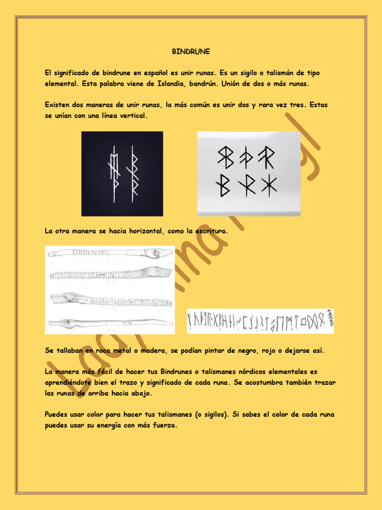 Cómo Crear Bindrunes: Guía Práctica | PDF