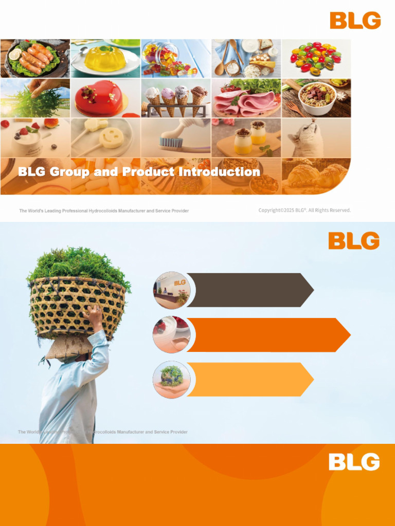 BLG Group: Hydrocolloid Solutions | PDF | Agar | Dietary Fiber