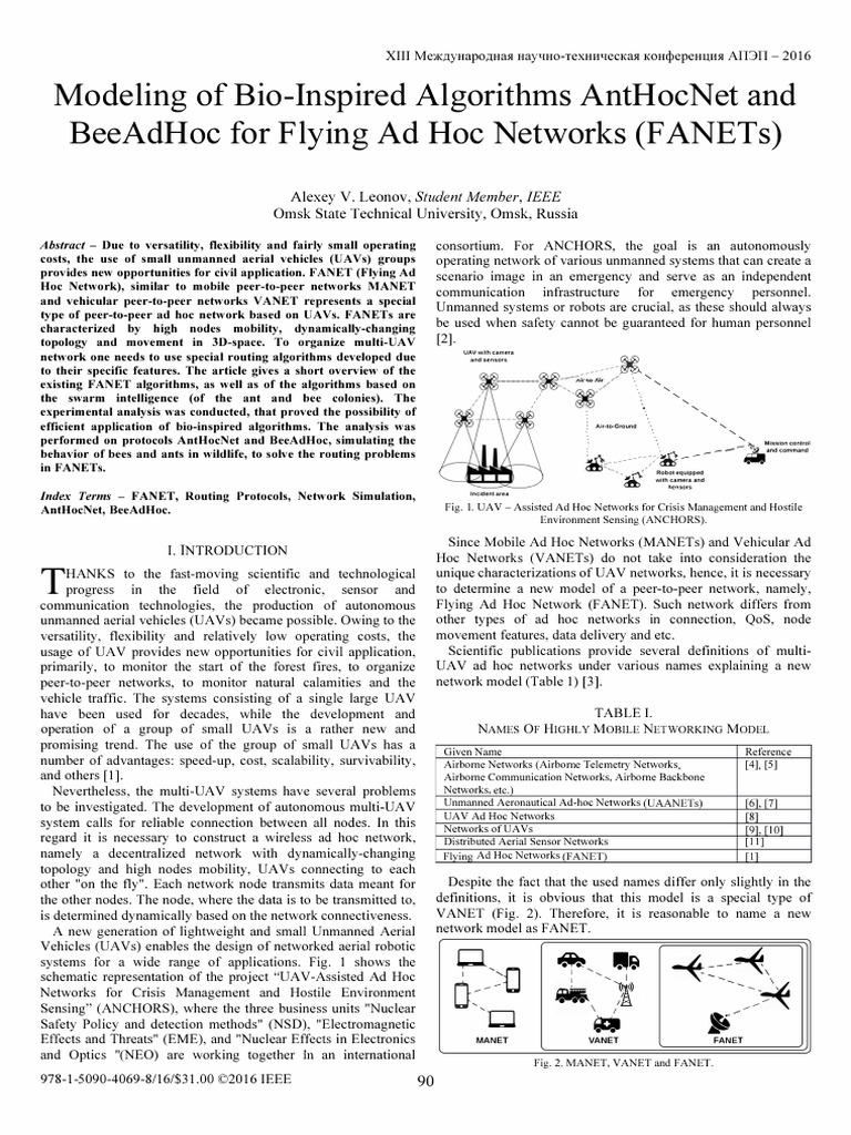 Modeling of Bio-Inspired Algorithms AntHocNet And | PDF | Wireless Ad ...