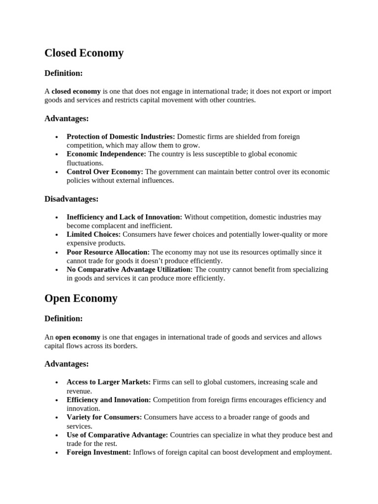 Closed Economy | PDF