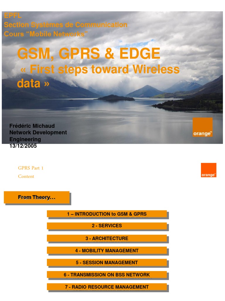 GPRS and EDGE: Mobile Network Overview | PDF | General Packet Radio ...