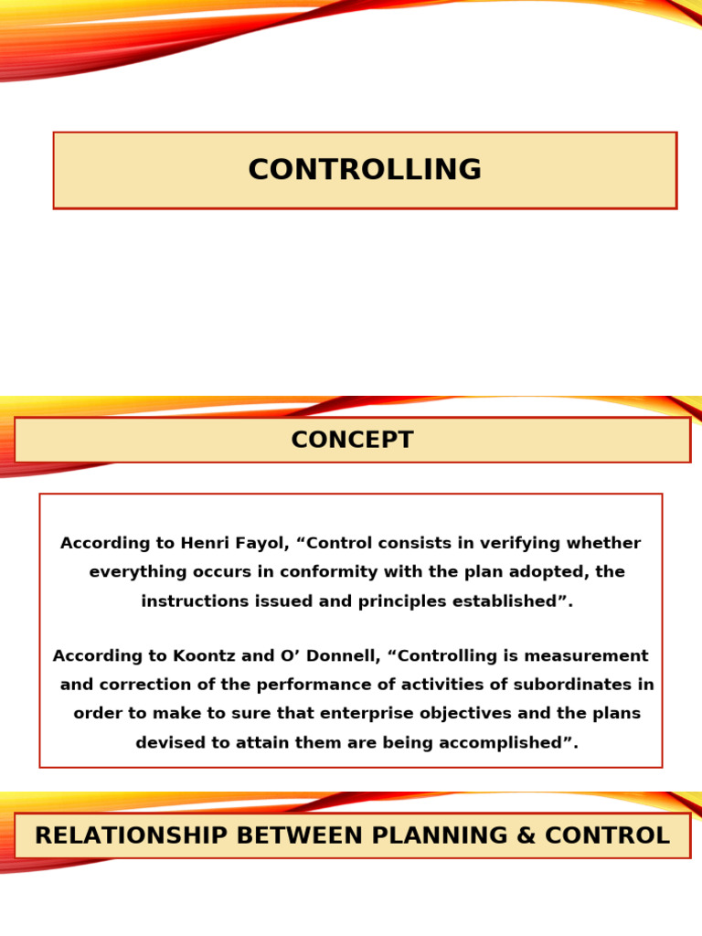 Controlling | PDF