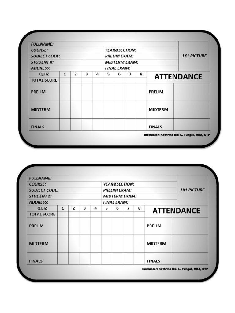 Index Card Record | PDF