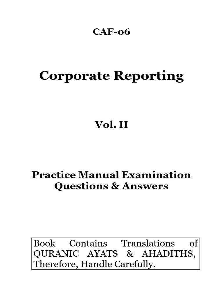 CPR - Vol - 2 | PDF | Receipt | Revenue