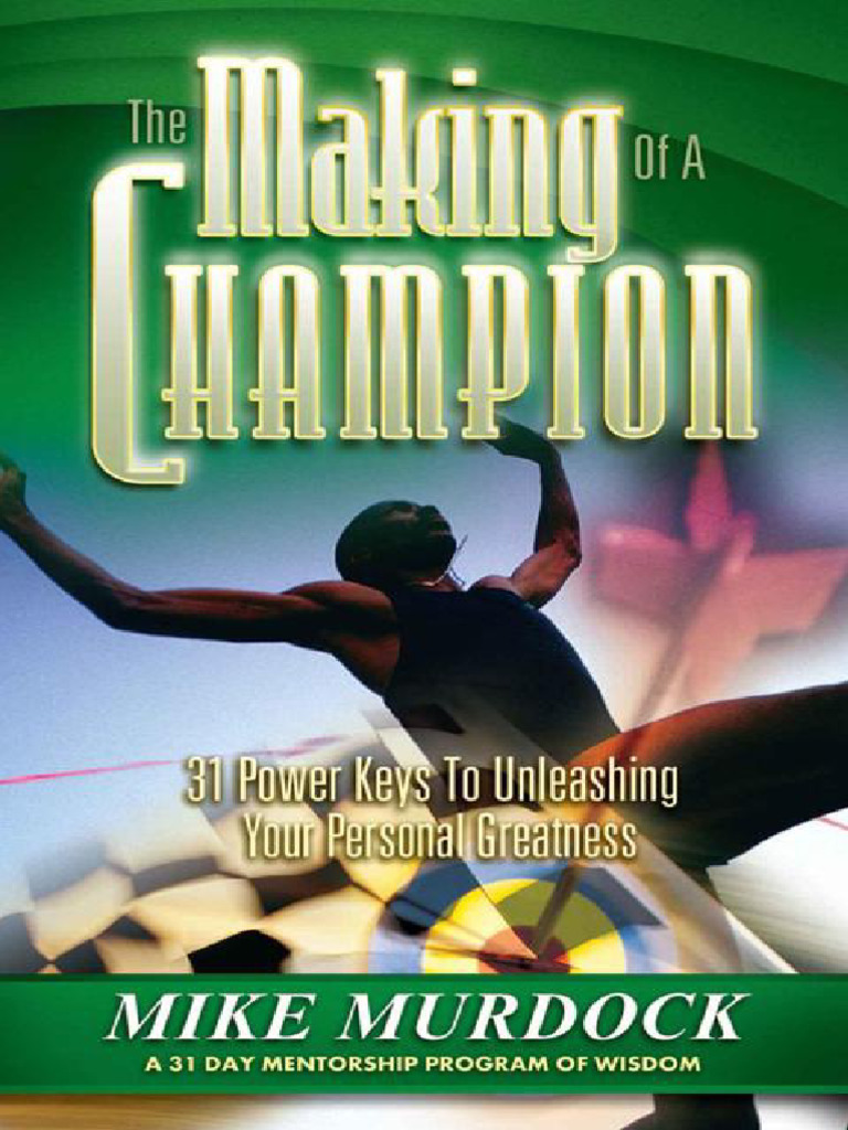 Principles for Becoming a Champion | PDF | Book Of Proverbs | Bible