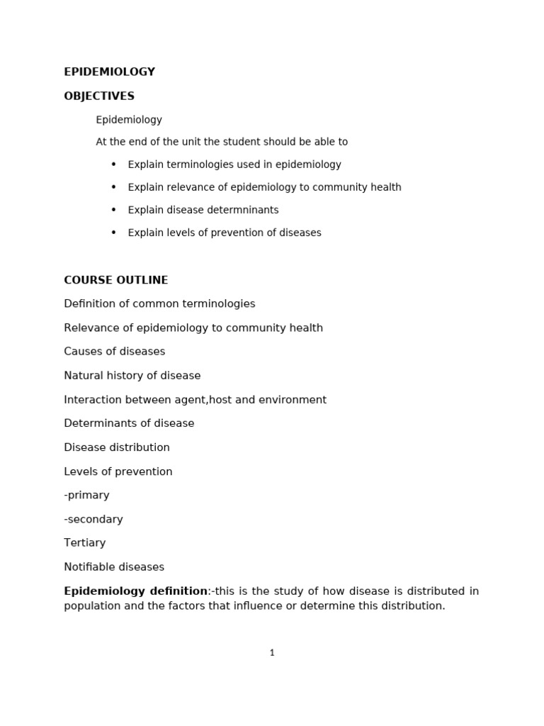 Epidemiology Tricent 1 | PDF | Epidemiology | Total Fertility Rate
