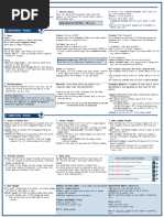 Warhammer 40K 10th Edition Cheat Sheet | PDF | Battles | Conflicts