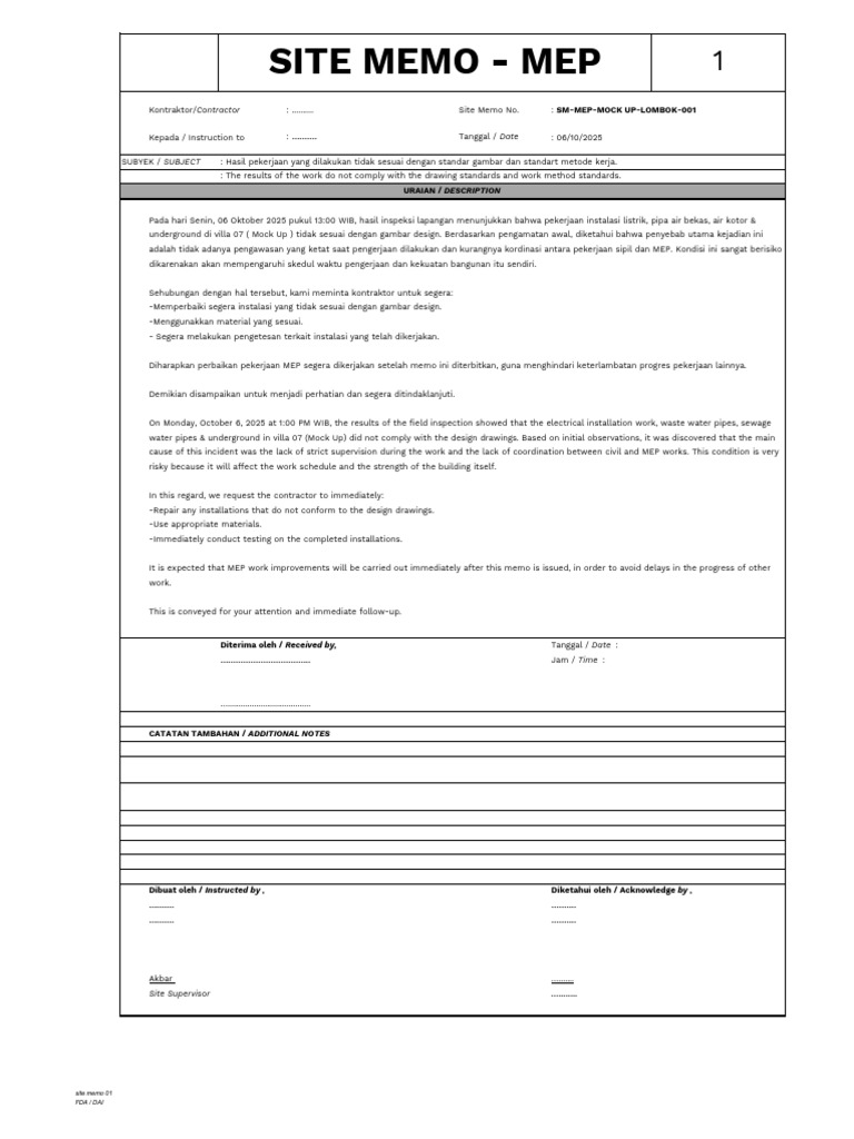 site memo 07102025 | PDF | Pipe (Fluid Conveyance) | Hydraulic Engineering