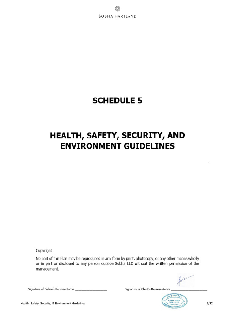 HSSE Guidelines for Safe Operations | PDF | Occupational Safety And ...