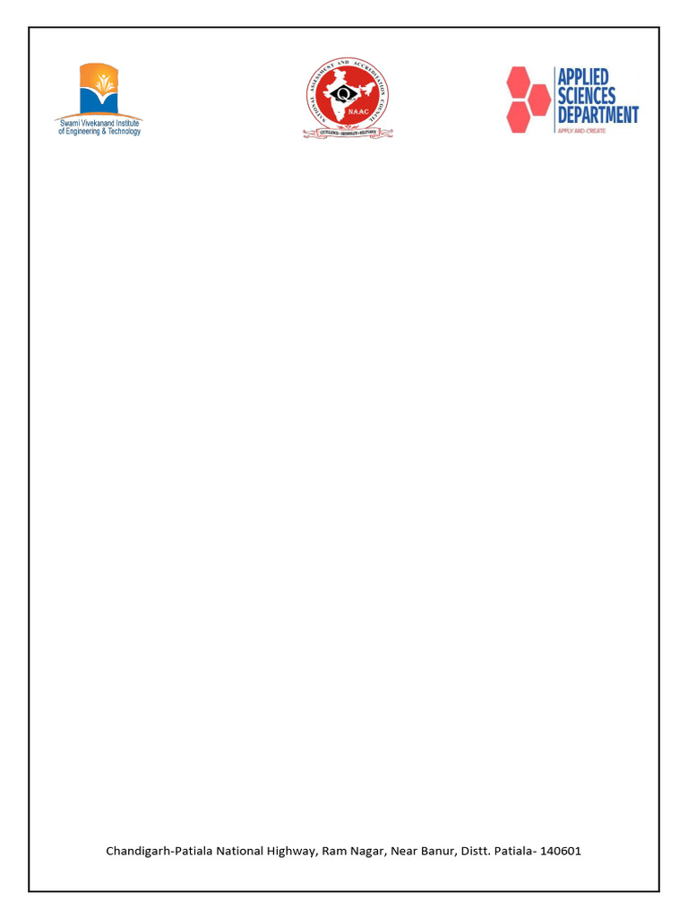 Blank Front Page of Files | PDF