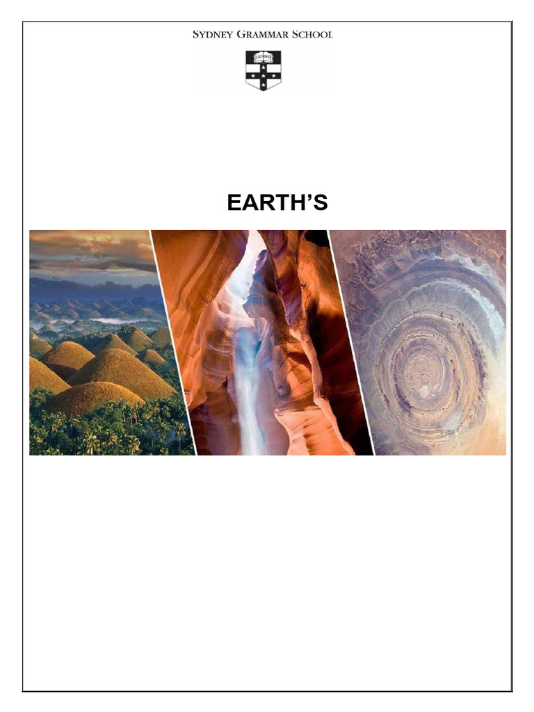 2025 Exploring Earth's Wonders Landscapes and Landforms Booklet | PDF ...
