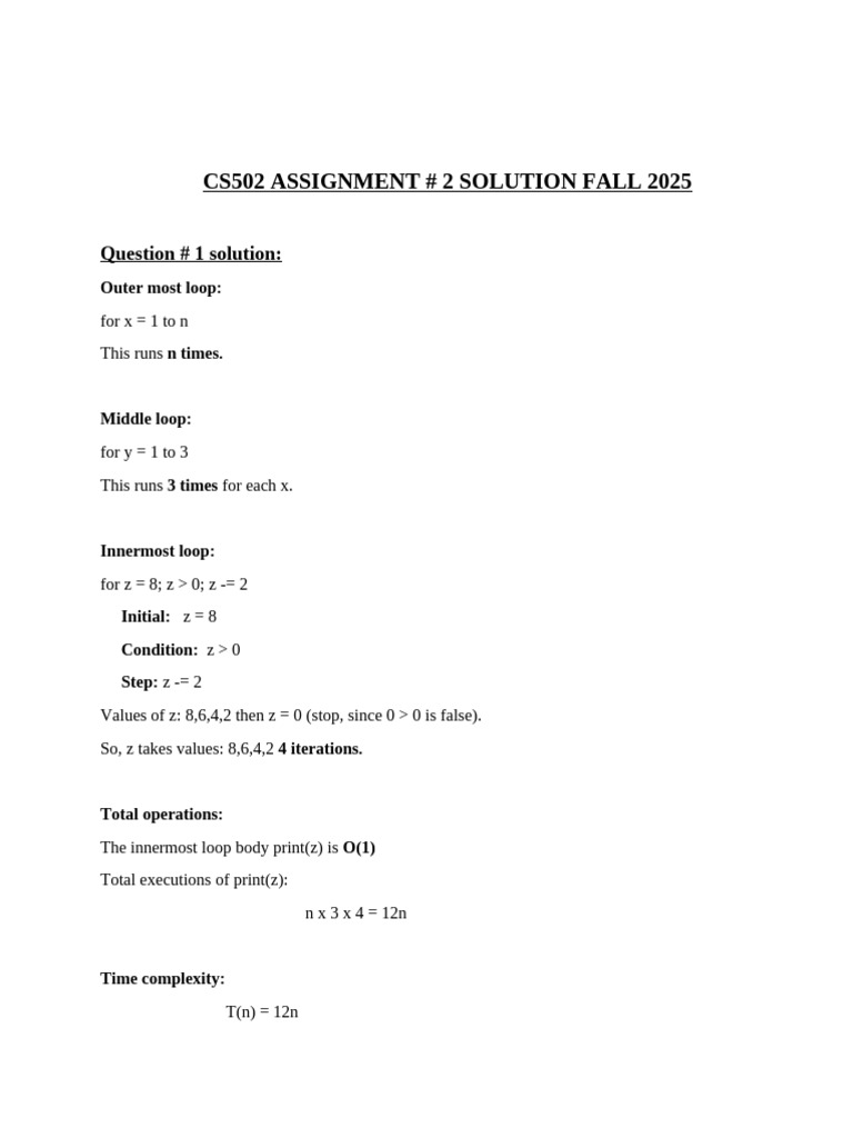 Cs502 Assignment 2 | PDF