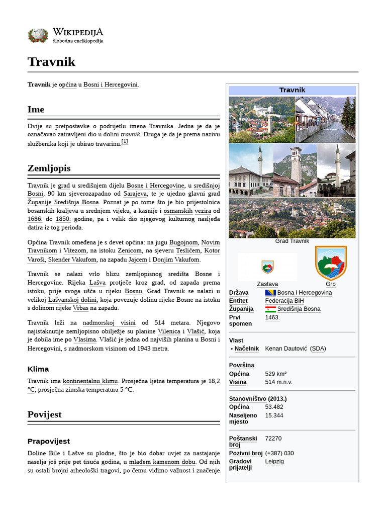Travnik | PDF