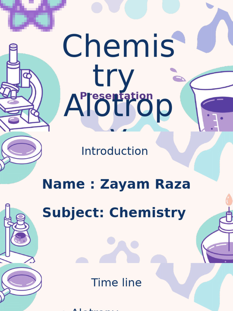 Purple Teal Playful Science Laboratory Group Project Presentation ...