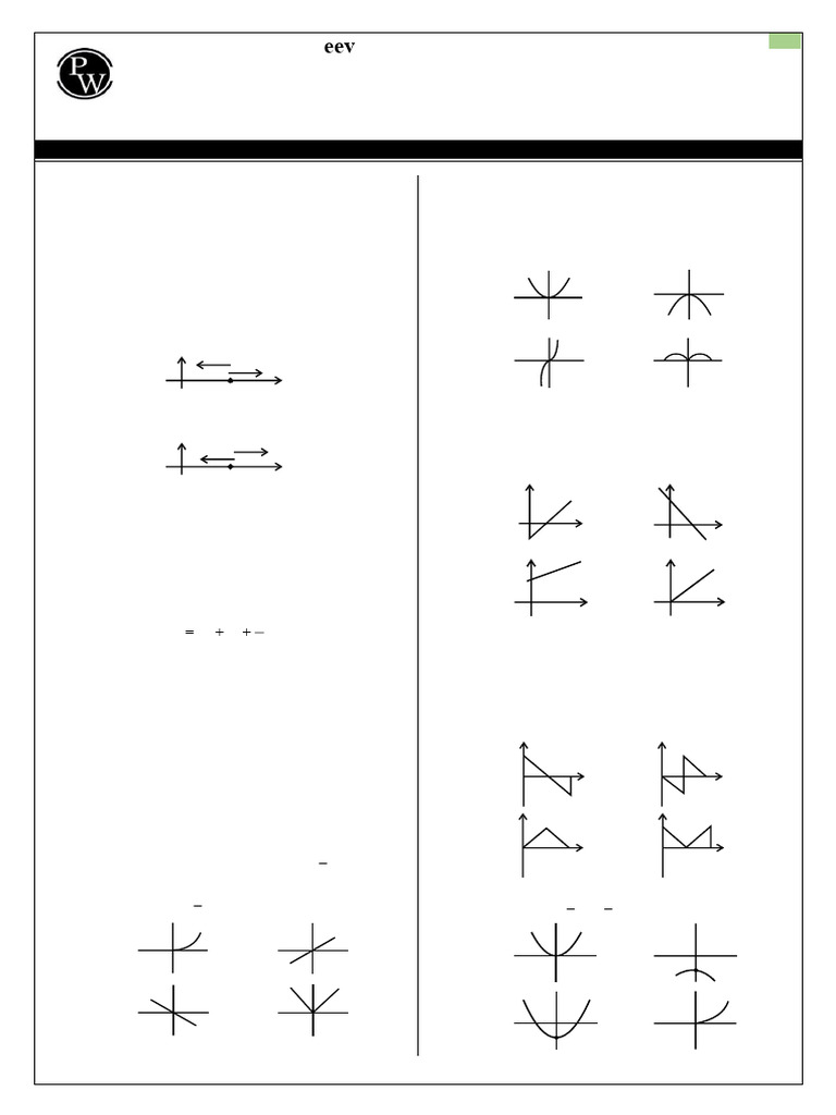 Basic Mathematics DPP 11 (Of Lec 16) | PDF | Acceleration | Velocity