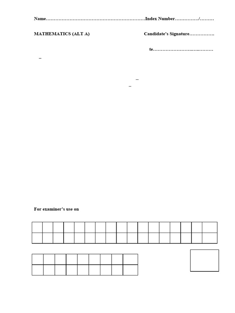 KCSE 2022 Maths Trial Exam Paper 2 | PDF | Longitude | Speed
