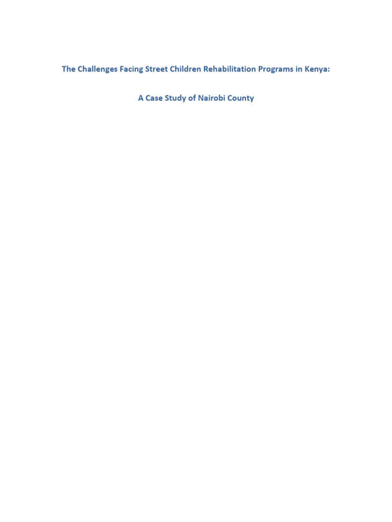 Full Social Work Project | PDF | Drug Rehabilitation | Social Work