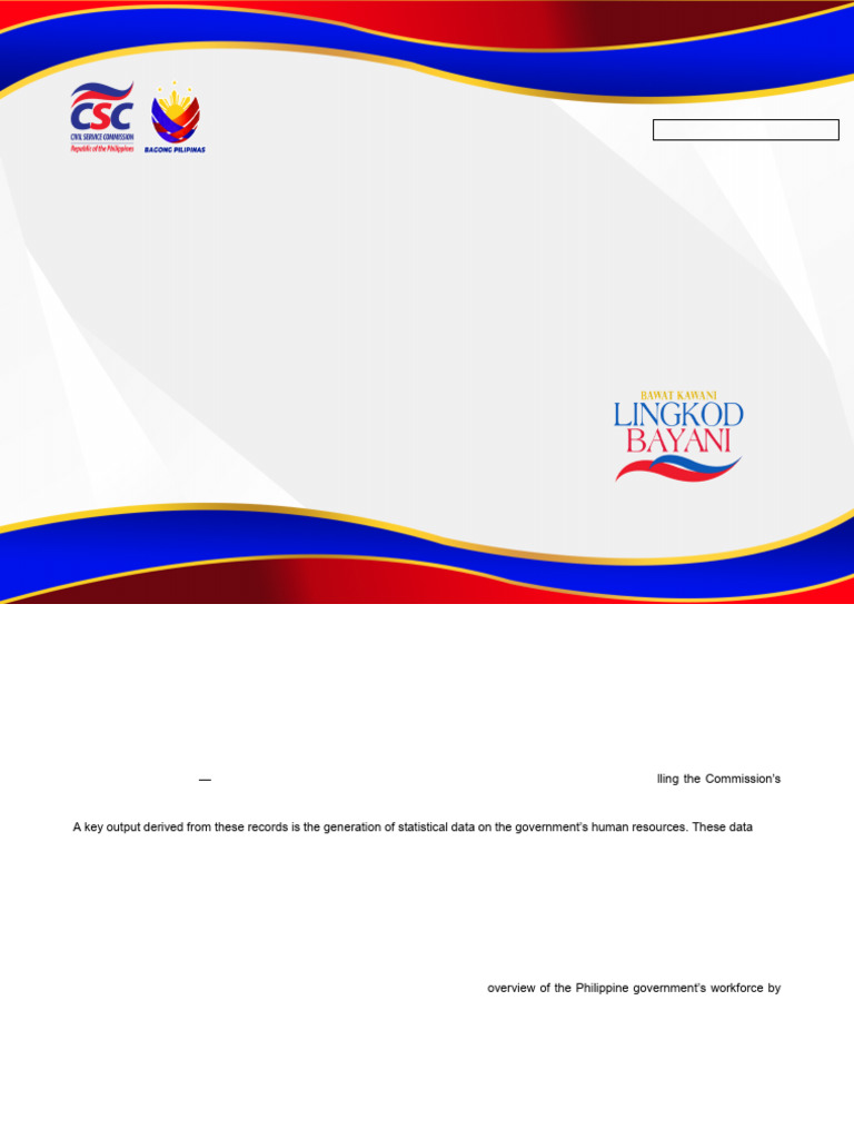 Philippine Government HR Inventory 2025 | PDF | Human Resource ...