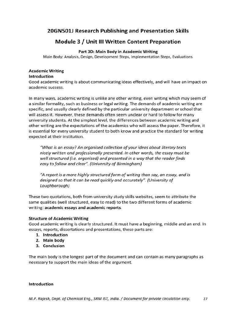 Module-3 Written Content | PDF