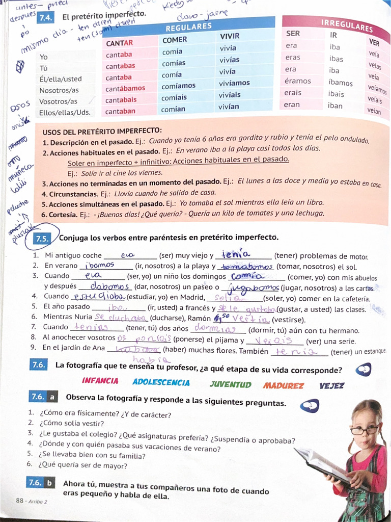 Preterito Imperfecto | PDF