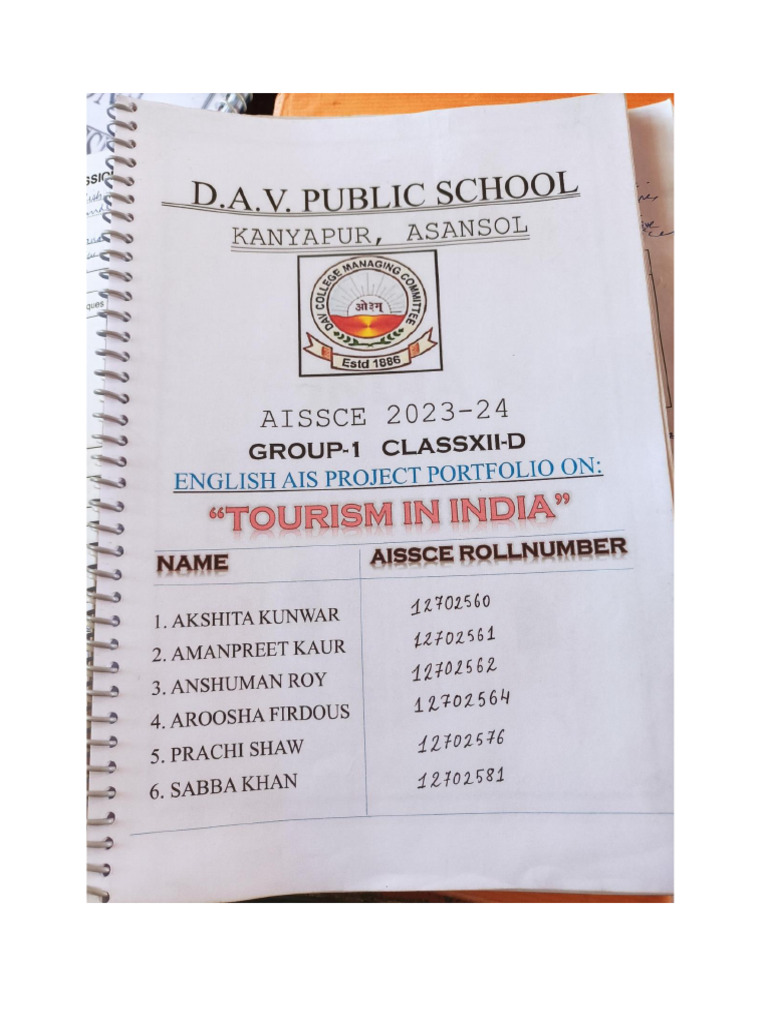 AISSCE Project Report Certificate | PDF