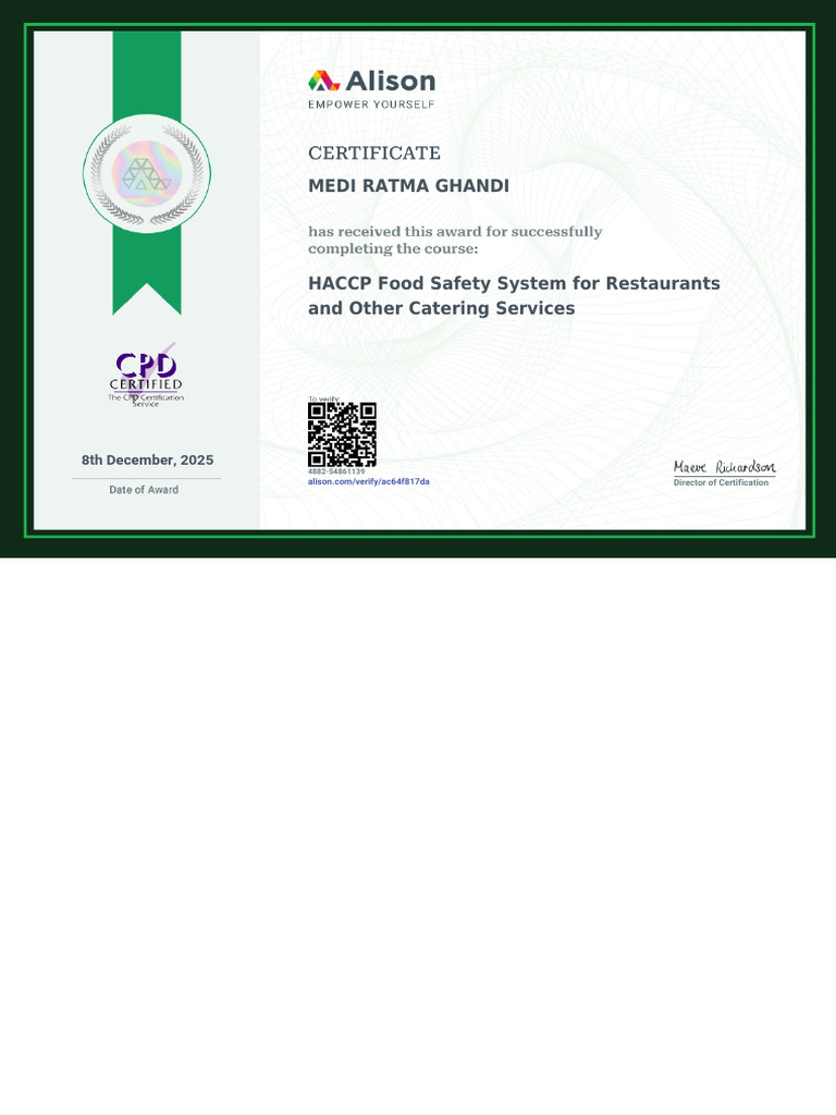 Alison Certificate 4882 54861139 | PDF