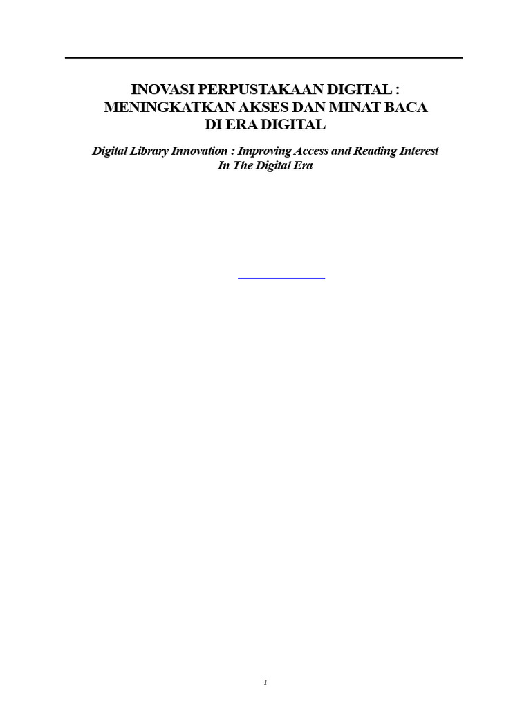 Inovasi Perpustakaan Digital Meningkatkan Akses Dan Minat Baca Di Era ...