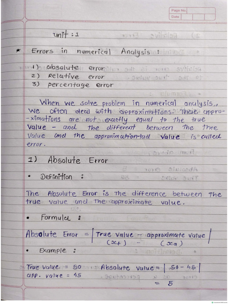 Numerical Analysis | PDF