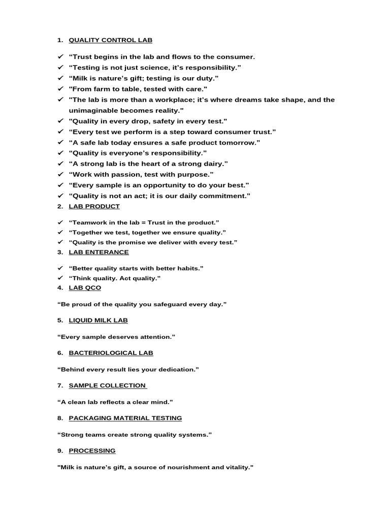 Quotes For Quality EDIT | PDF