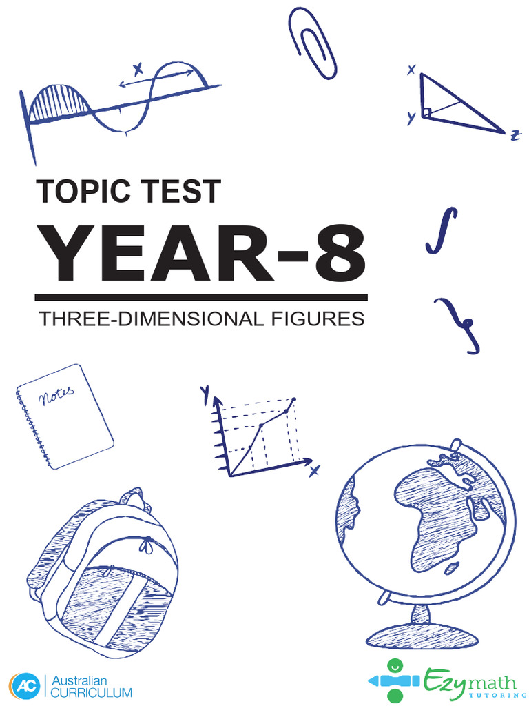 Year 8 Three-Dimensional Figures Test | PDF
