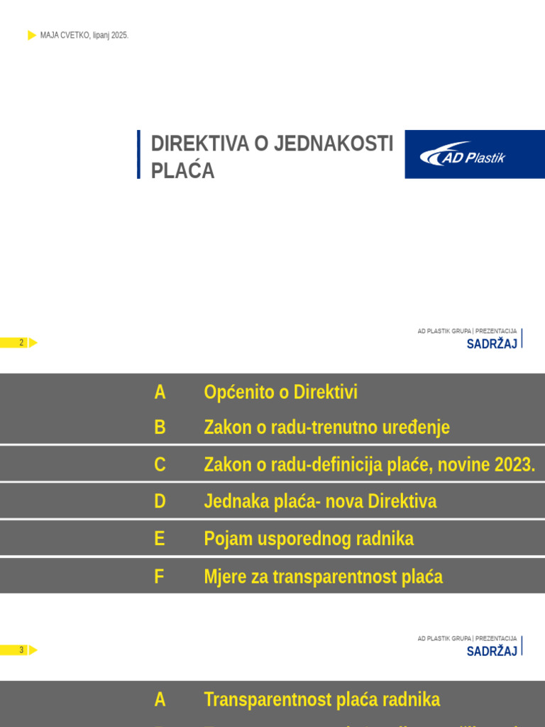 Jednakost Plaća | PDF