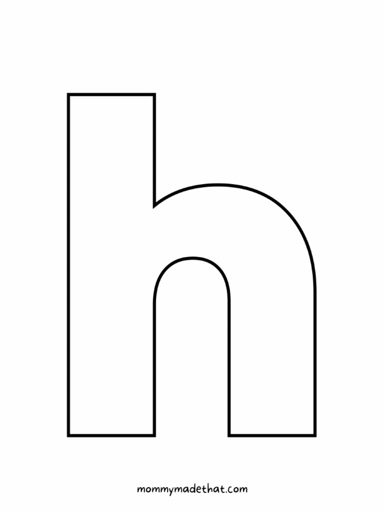 Printable Letter H | PDF