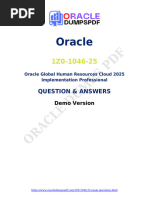 Oracle HR Cloud 2025 Exam Guide | PDF | Human Resource Management ...