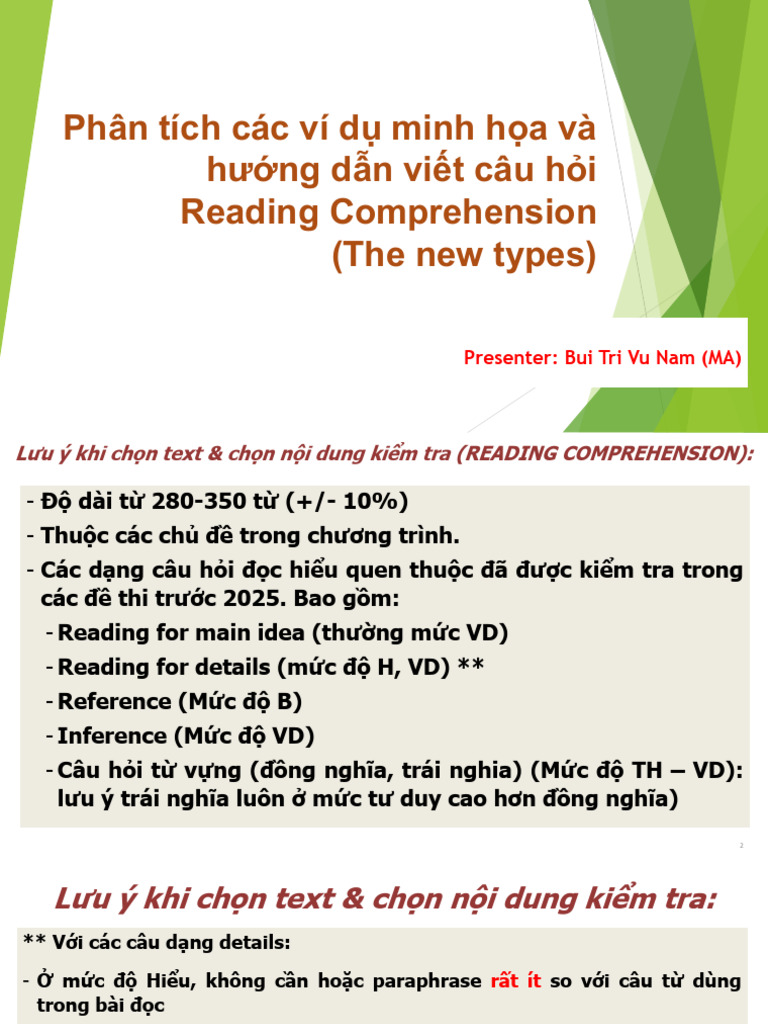 Reading Comprehension Guidance 2025 | PDF | Urbanization | Human Migration