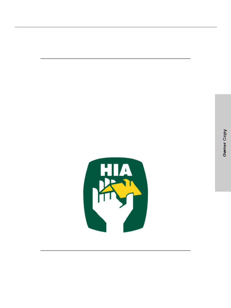 HIA Contract1721985 | PDF | Guarantee | Indemnity
