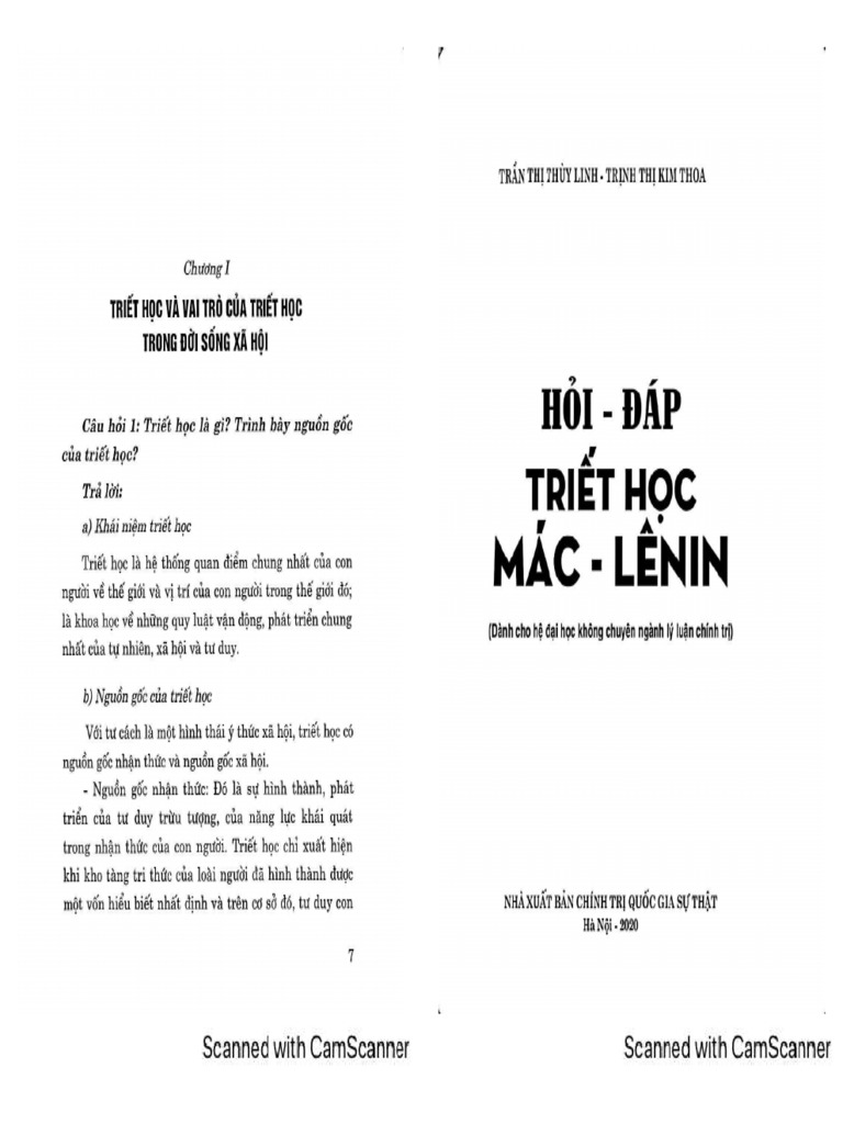 Hoi Dap Triet | PDF