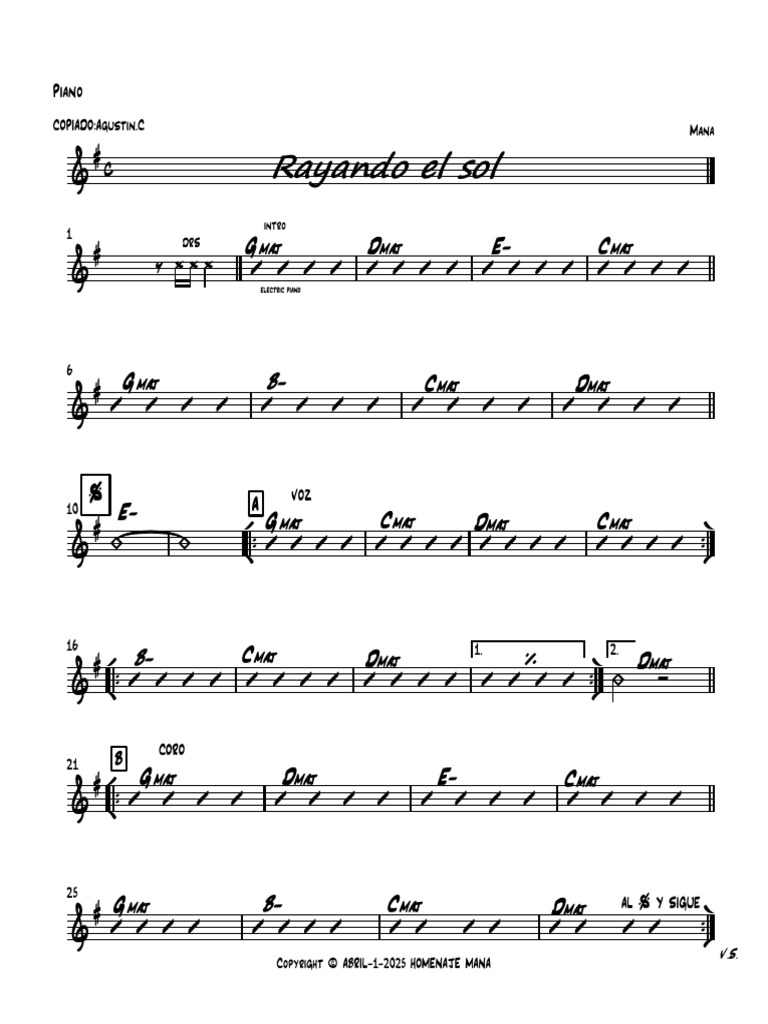 Rayando El Sol | PDF