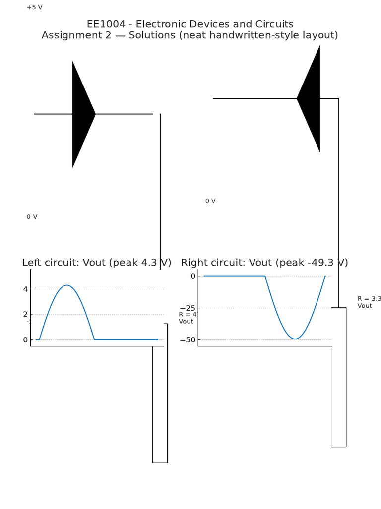 Electronic Devices Circuit Solutions | PDF