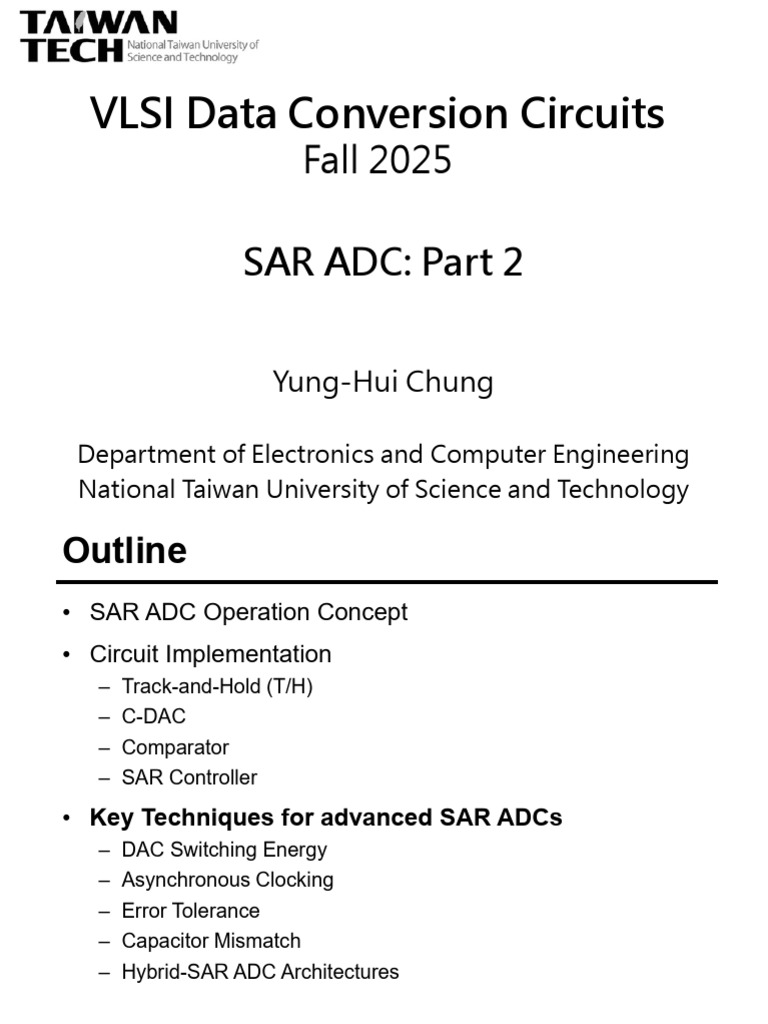 Advanced SAR ADC Techniques | PDF | Analog To Digital Converter ...
