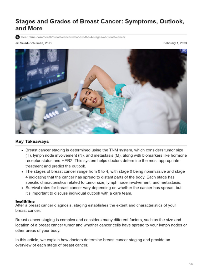 Healthline.com-Stages and Grades of Breast Cancer Symptoms Outlook and ...